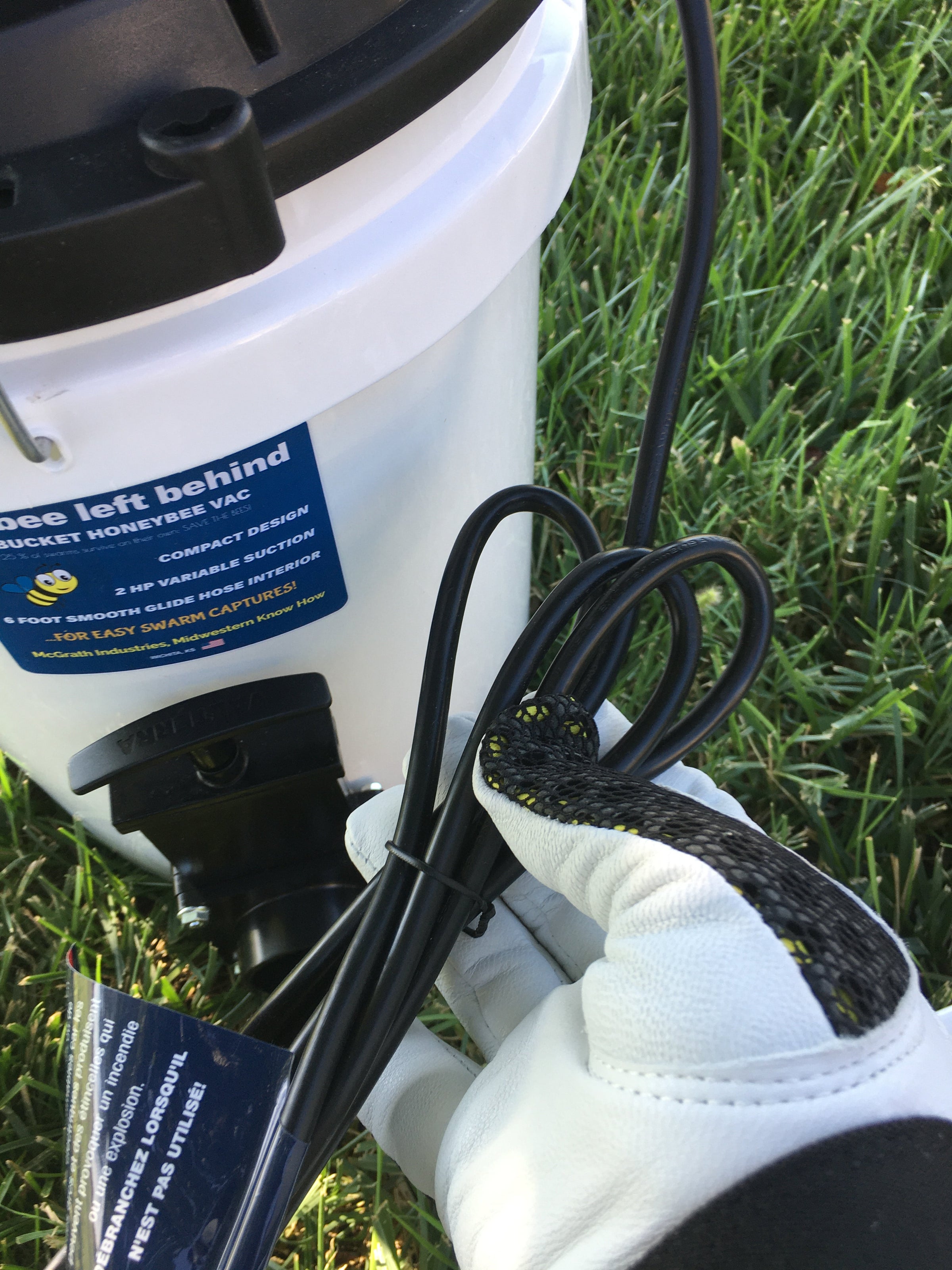 Pro Bucket Bee Vacuum | Carp's Bees