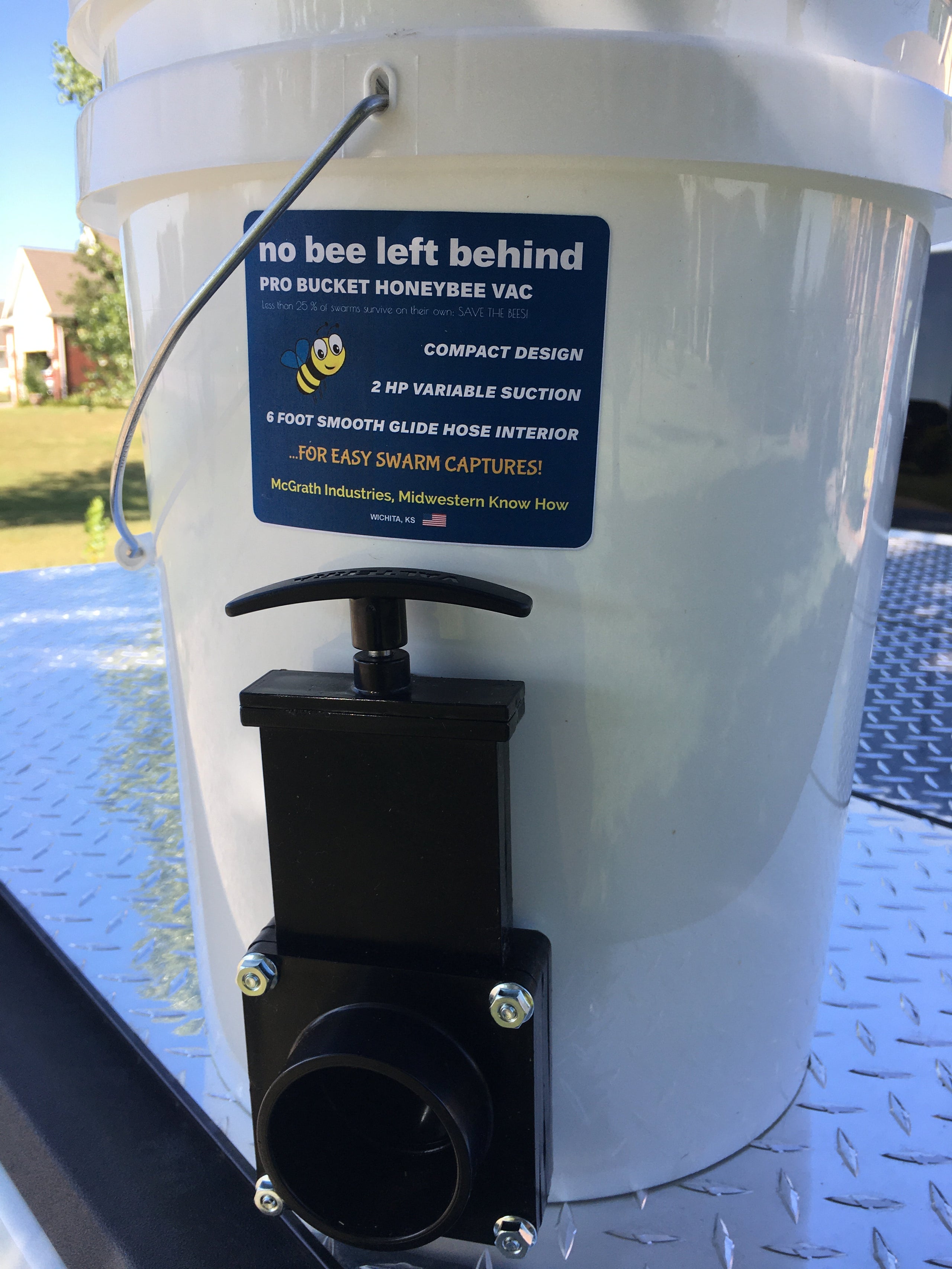 Pro Bucket Bee Vacuum | Carp's Bees