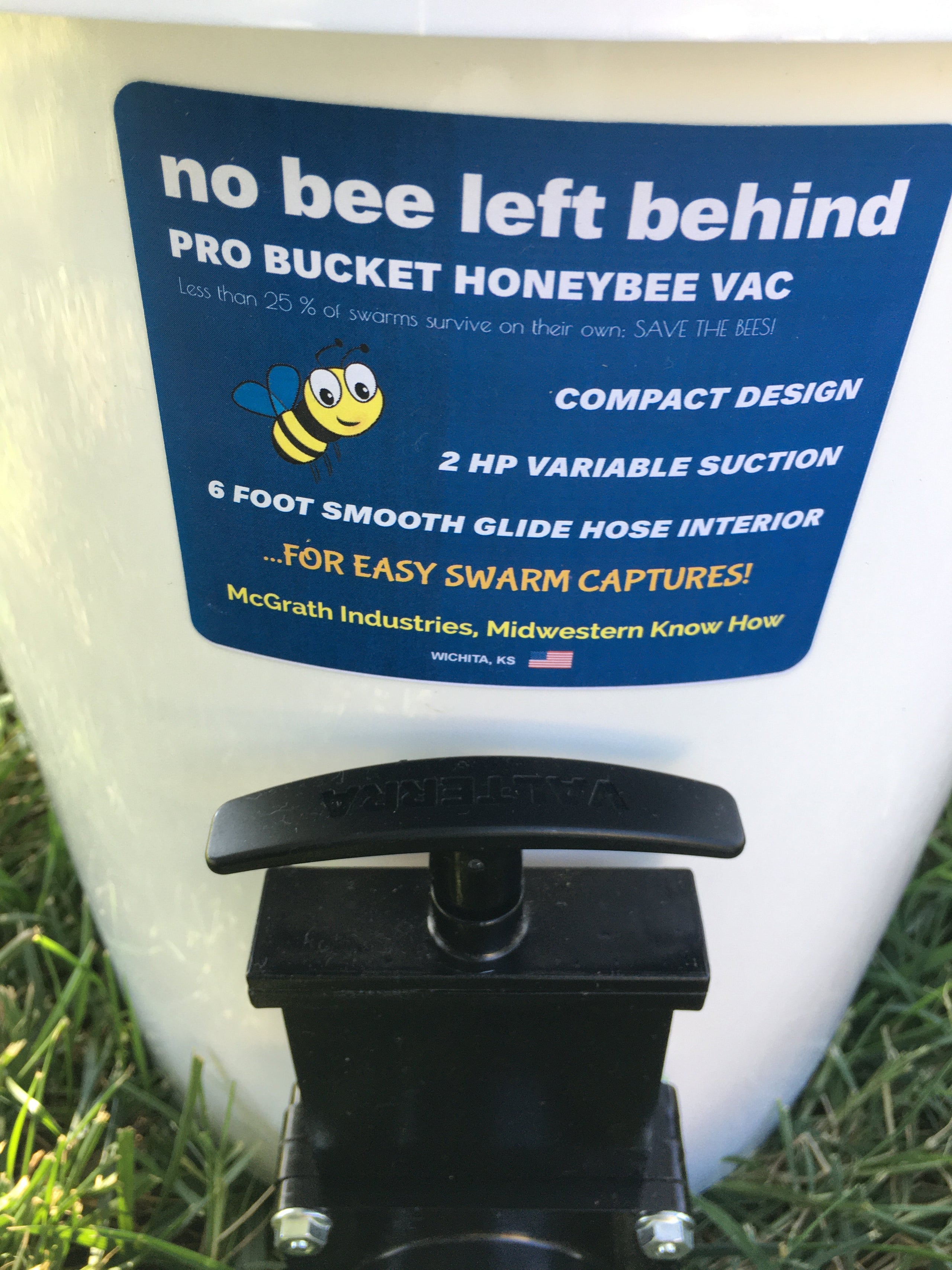 Pro Bucket Bee Vacuum | Carp's Bees